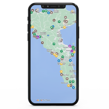 Korfu Karte • Online-Karte mit allen Sehenswürdigkeiten