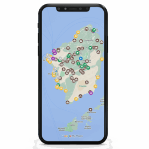 Peloponnes Karte • Online-Karte mit allen Sehenswürdigkeiten