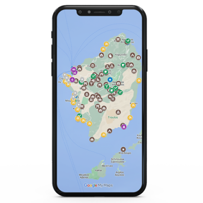 Naxos Karte • Online-Karte mit allen Sehenswürdigkeiten