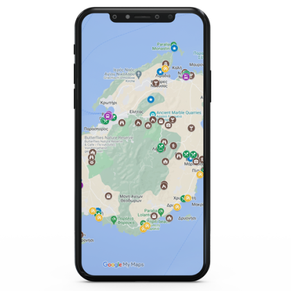 Paros Karte • Online-Karte mit allen Sehenswürdigkeiten