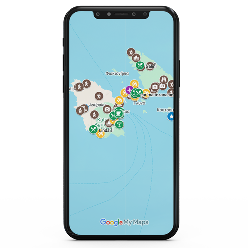 Astypalea Map • Online map with all attractions